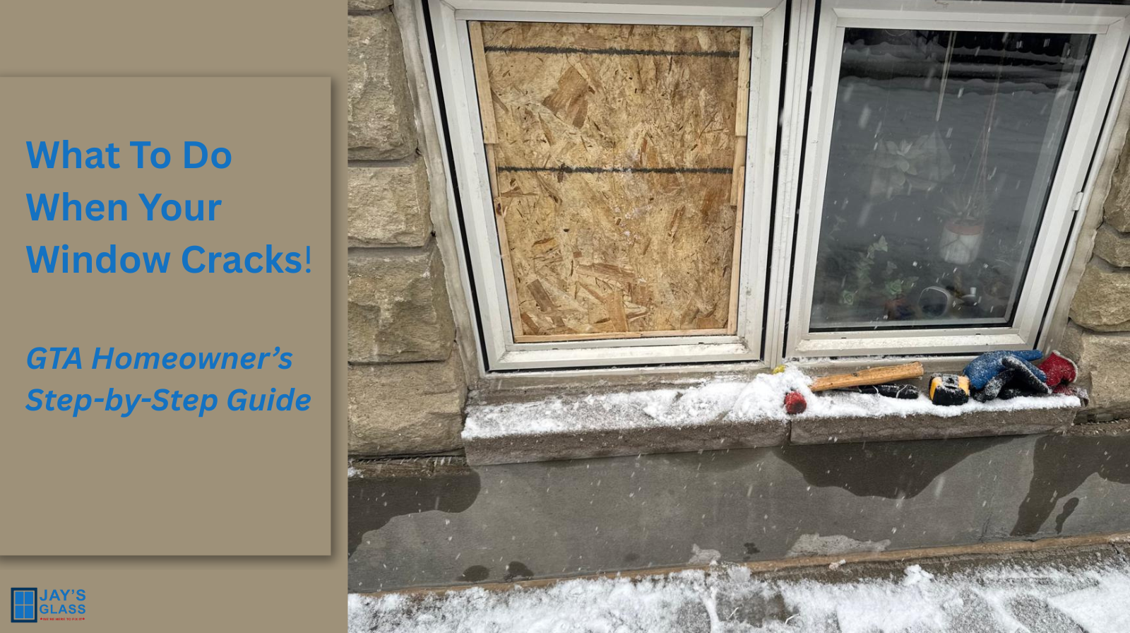 What To Do When Your Window Cracks